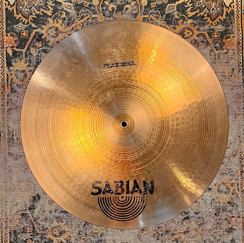 VIDEO! Rare Vintage Sabian FLAT BELL 20" Ride 3028 g | Reverb