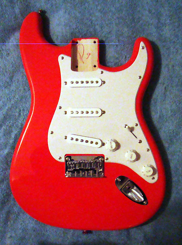 Squier Bullet Strat Body 2022 - Fiesta Red | Reverb