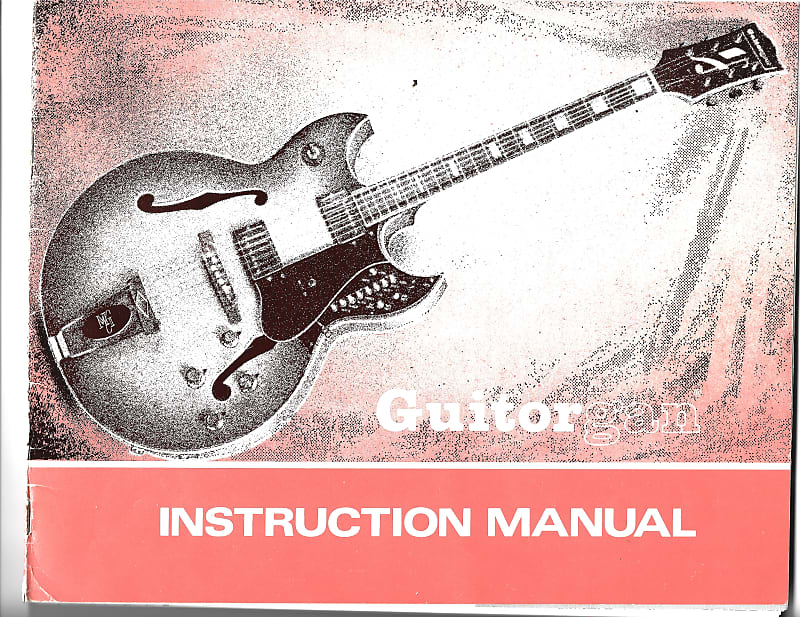 MCI M300 Guitorgan Owners Manual (download) 1969-70ish | Reverb