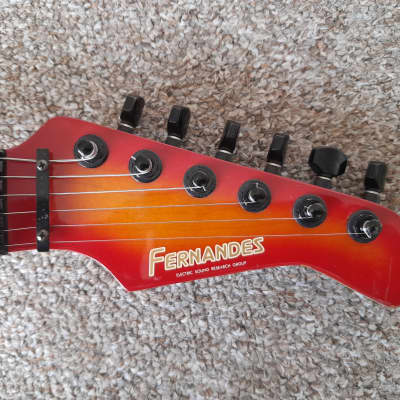 Fernandes Japan FR-85 1988 - Flame Cherry Burst | Reverb Australia