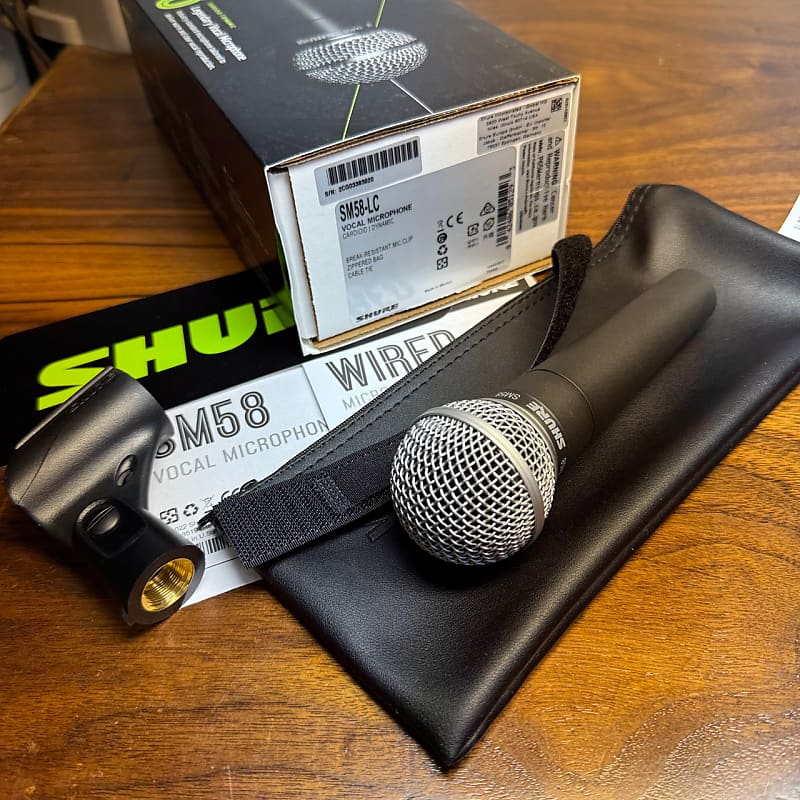 Shure SM58 Cardiod Dynamic Microphone Brand New in the Box | Reverb