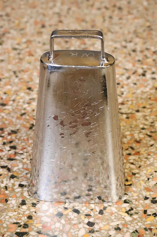 Vintage 5-3/4" Steel Handheld Cowbell | Reverb