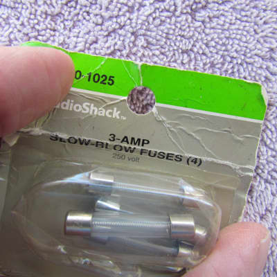 Radio Shack 3 Amp Slow Blow Fuses Package Of 4 In Original | Reverb