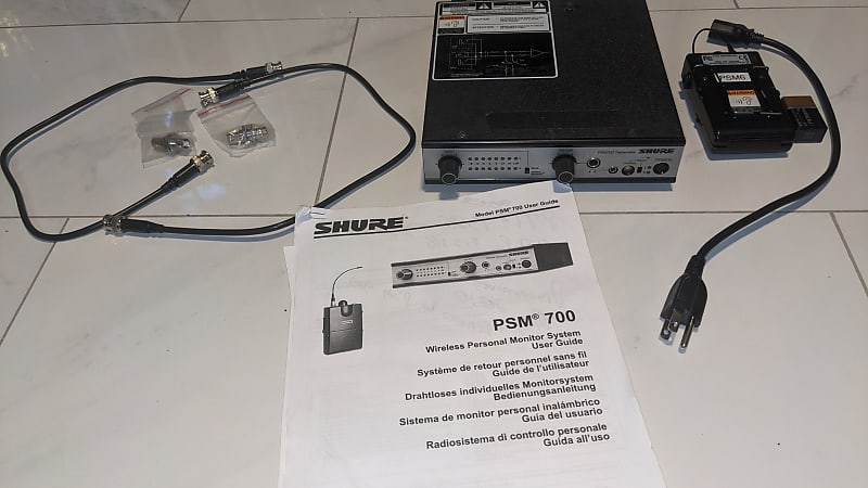 *SHURE* PSM 700 IEM Transmitter + Receiver, (P7T)(P7R-HF) | Reverb