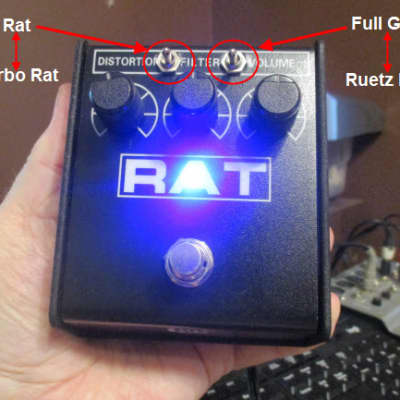 Modified Pro Co Rat /Turbo Rat from Modest Mike's Mods | Reverb
