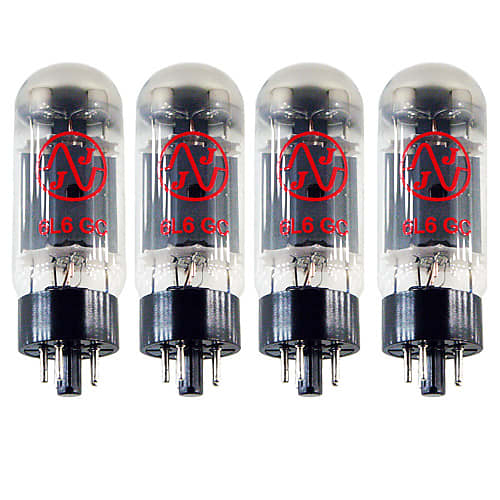JJ Power Vacuum Tube, 6L6GC, Matched Quad | Reverb