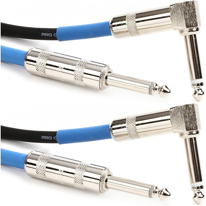 Pro Co EGL1.5 Excellines Straight to Right Angle Patch Cable | Reverb