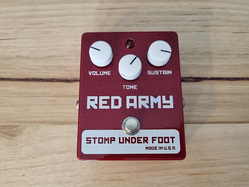 Stomp Under Foot Red Army Overdrive (Early Edition) - Big | Reverb