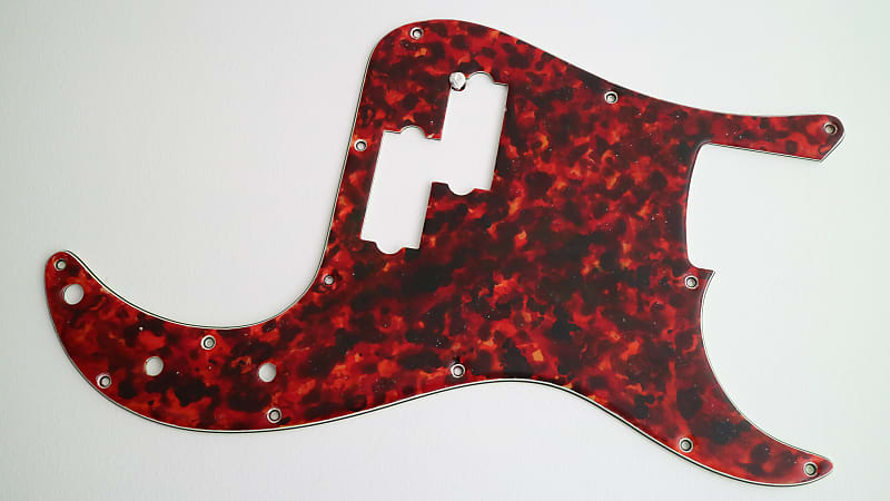 Precision Bass Tortoise Shell Pickguard | Reverb