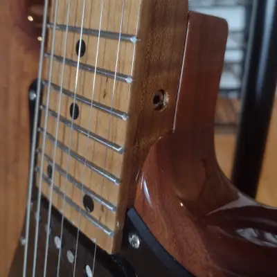 Warmoth 7/8 Scale Stratocaster 2021 Construction Roasted | Reverb