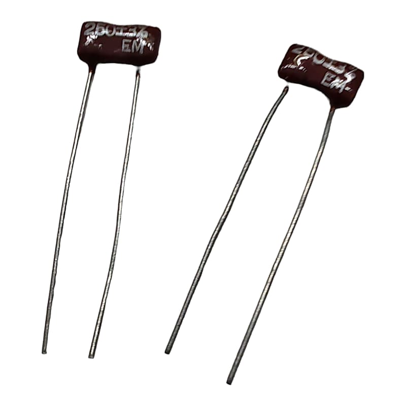 2 x 250pf Upgrade Silver Mica Treble Bleed Capacitors for | Reverb