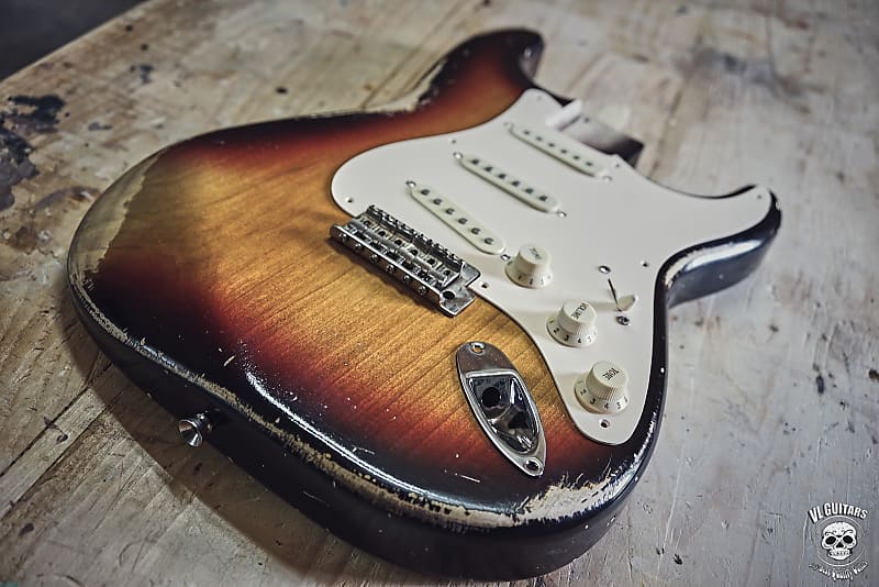 Stratocaster 62 relic Body One piece Alder (Custom AAA | Reverb
