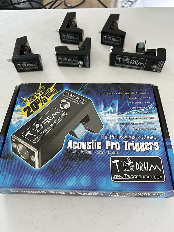 Tdrum acoustic triggers pro set | Reverb Australia