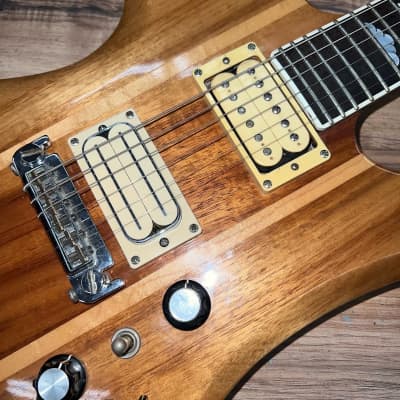 BC Rich Mockingbird Supreme 1980 Natural Koa and maple | Reverb