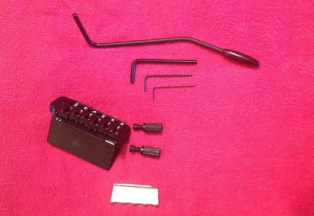 Hipshot 6 string Contour Tremolo Bridge 2014 Black | Reverb