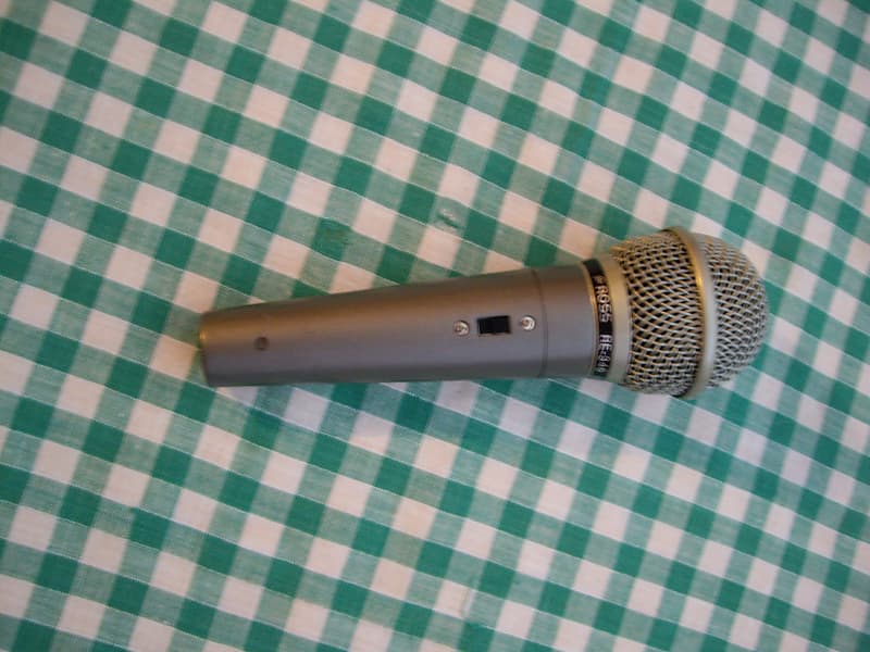 Ross RE-346 Cardioid Dynamic Microphone 1980s Silver Grey | Reverb UK