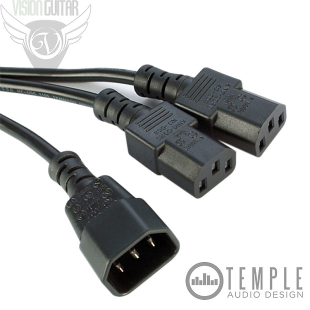 Temple Audio Design IEC to IEC 2 Way Splitter Adaptor | Reverb
