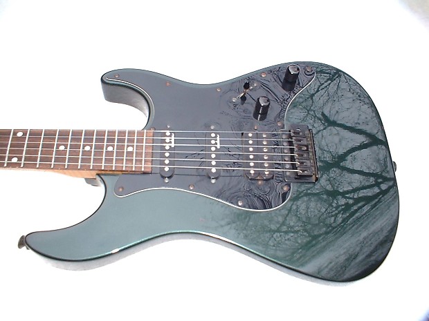 Jackson PS1 Flame Neck 1990's Green | Reverb