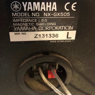 Yamaha NX-GX505 Stereo Bookshelf Speakers | Reverb