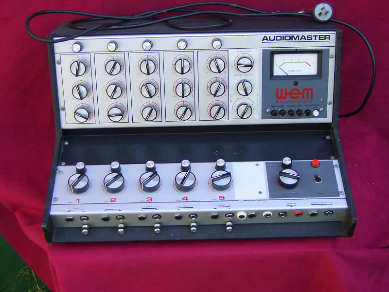 WEM Audiomaster Fleetwood Mac 5 channel mixer 1969 (set | Reverb UK