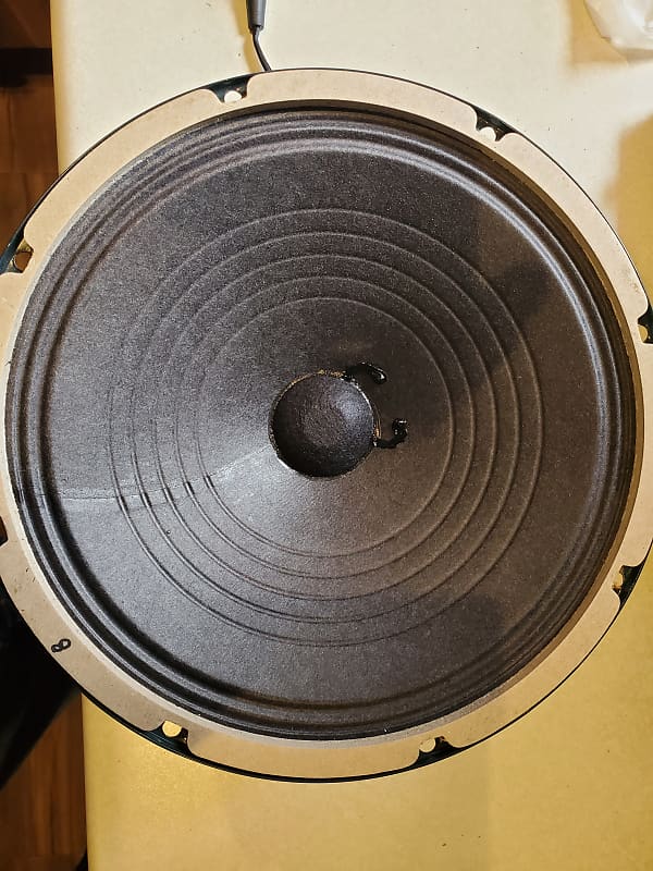 Weber 10" - 10A125 20 watt 8 ohm Alnico ribbed cone | Reverb