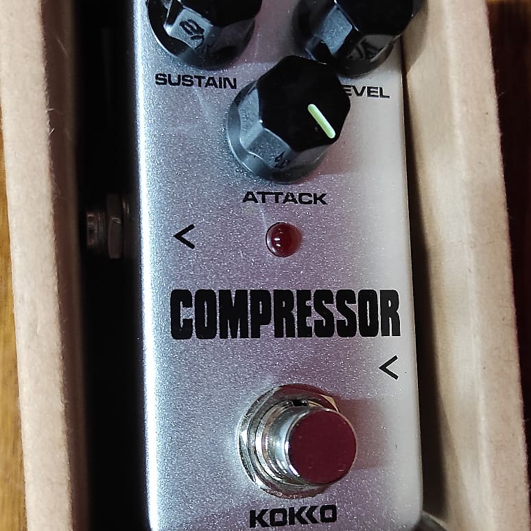 Kokko Mini Compressor Pedal Mini Compressor Metallic | Reverb