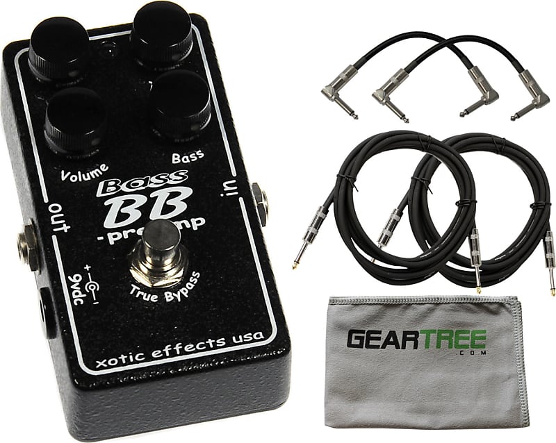 Xotic BASS BB Preamp Effects Pedal w/ Cleaning Cloth and 4 | Reverb