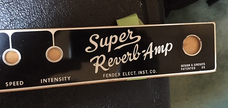 Super Reverb Face Plate | Reverb