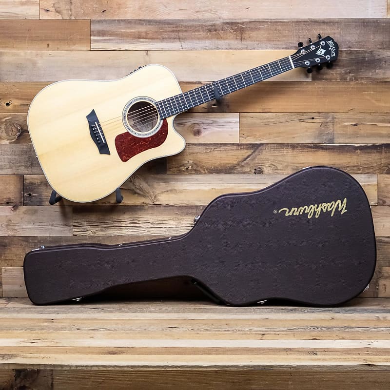 Open Box Washburn Heritage D100SWCE Acoustic-Electric Guitar | Reverb