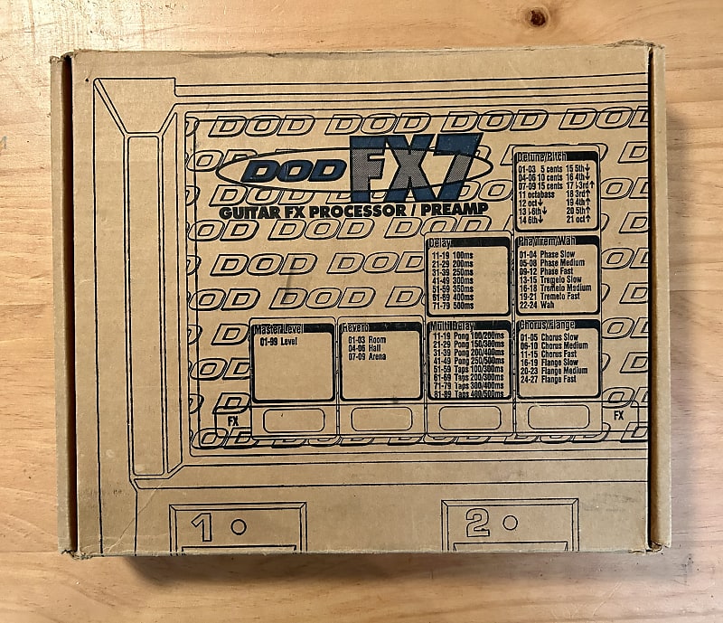 DOD FX7 Mid-90s - Black | Reverb