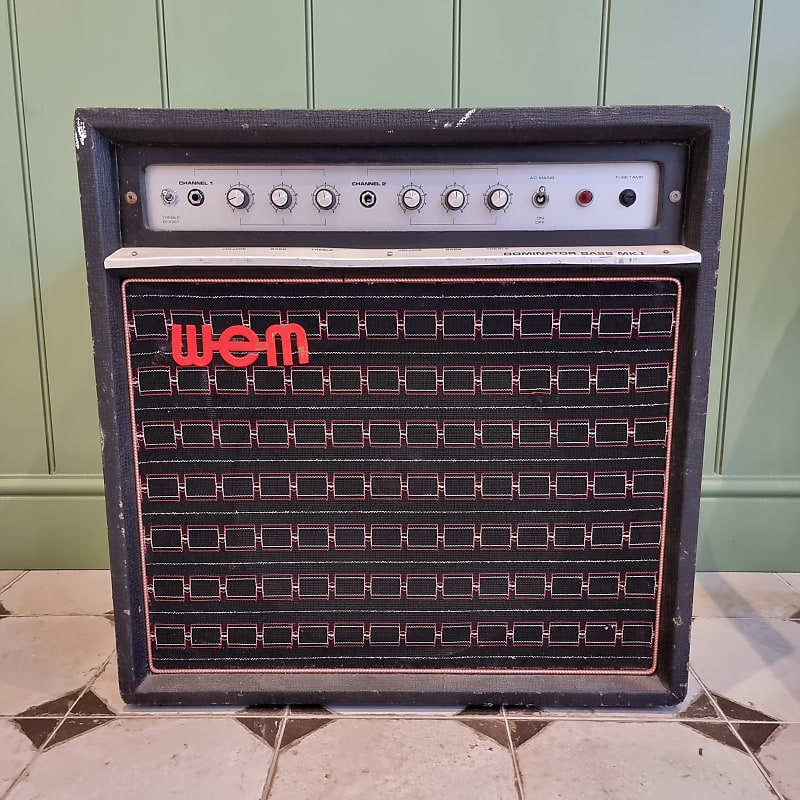 WEM Dominator Mk1 Bass 15 - Guitar Amplifier 197? | Reverb UK