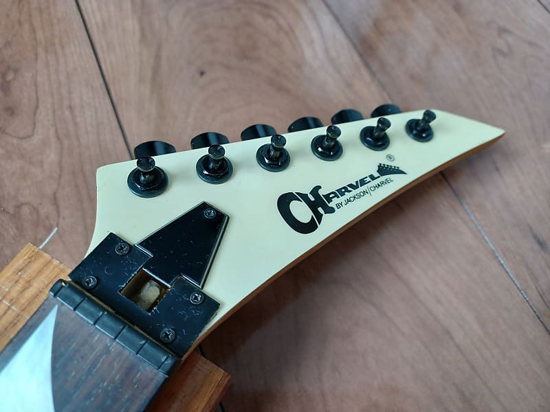Charvel Model 4 Neck Shark Inlay Jackson DK Dinky Made In | Reverb