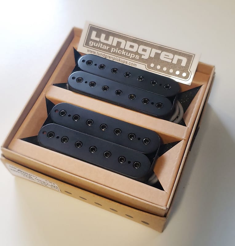 Lundgren Guitar Pickups M7/ Black Heaven set - Black HEX - | Reverb UK