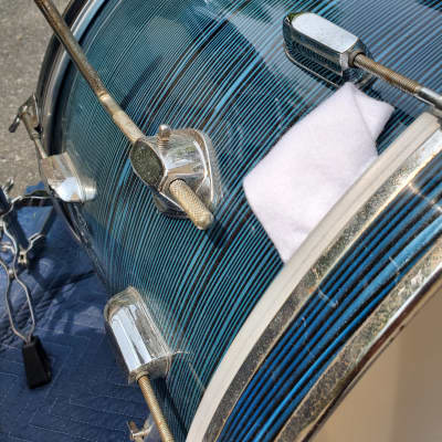 Tempro (pearl) Vintage MIJ 1960s - Blue Strata three piece | Reverb