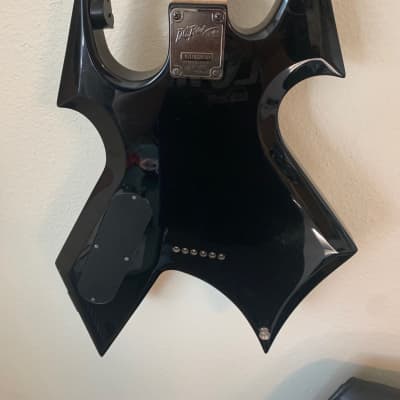 B.C. Rich Trace Warbeast 2009 Black and Silver w/ original | Reverb