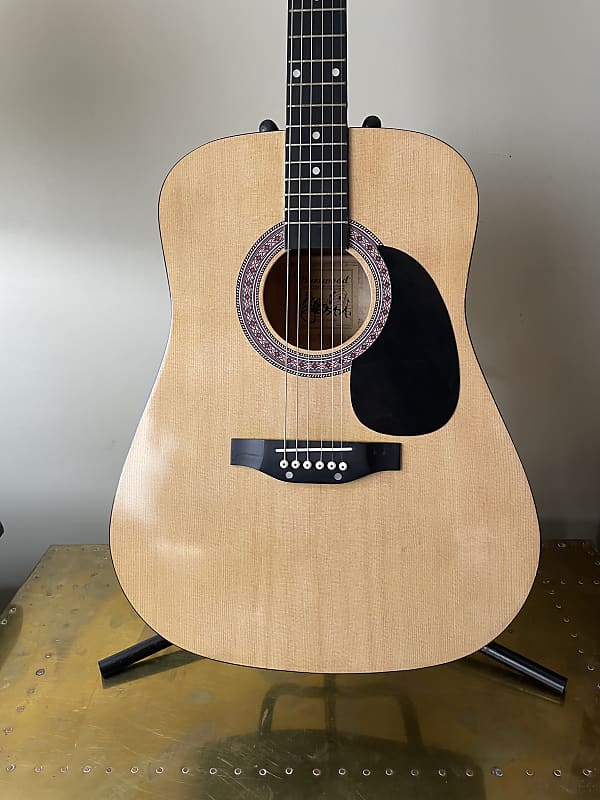 Burswood Acoustic Guitar Project - Natural | Reverb