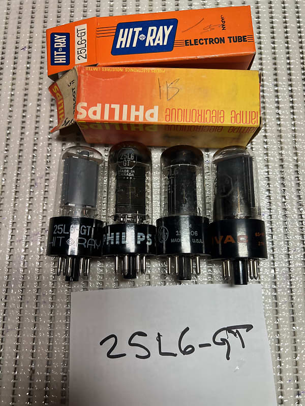 25L6GT : Lot of 4 tubes | Reverb