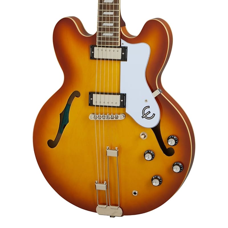 Epiphone Riviera Semi-Hollow Body Electric Guitar (Royal Tan) | Reverb