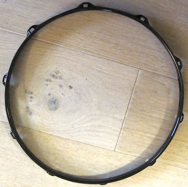 14" 10-Lug Heavy-Duty Snare Side Hoop Rim - OEM Black | Reverb