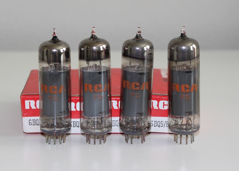 RCA EL84 NOS Quad Tubes Matched Date Codes Hickok Tested 6BQ5 | Reverb