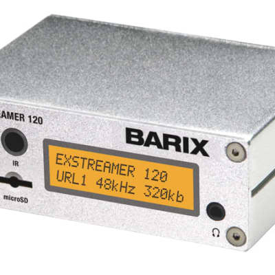 Barix Exstreamer 120 (110V) IP Audio Decoder | Reverb