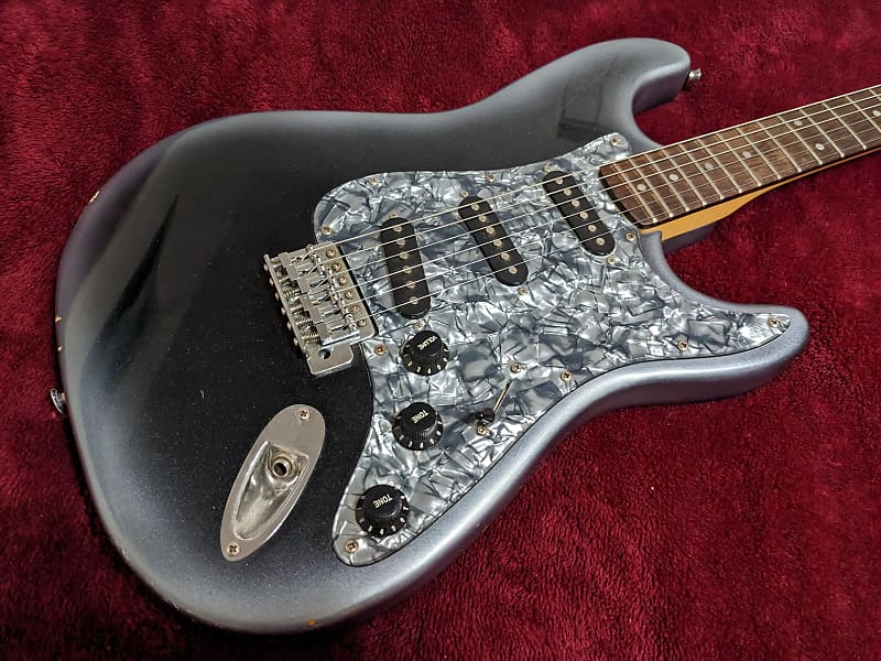 Lotus Strat Copy 1980s - Silverburst - Free Shipping | Reverb