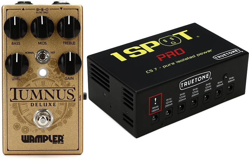 Wampler Tumnus Deluxe Transparent Overdrive Pedal Bundle with | Reverb