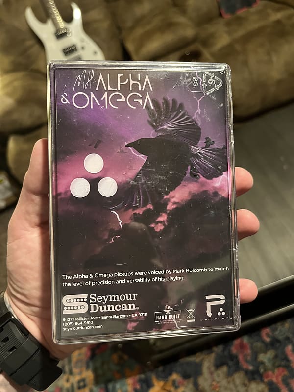 Seymour Duncan Alpha And Omega Mark Holcomb Signature Black Reverb