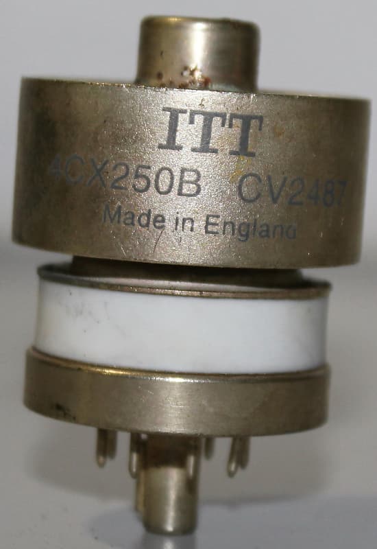 4CX250B-CV2487 ITT ELECTRON TUBE Made in ENGLAND | Reverb UK