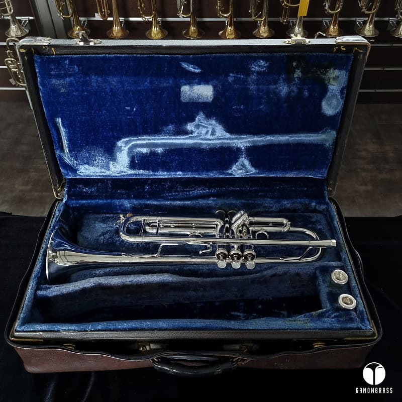 Vintage Bach Stradivarius 37 trumpet case mouthpiece | Reverb