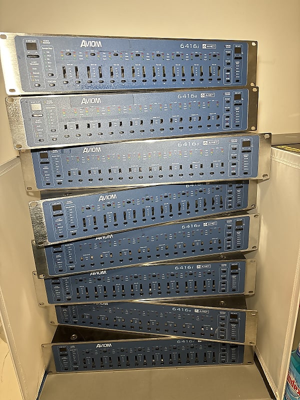Aviom 6416O 16-Channel Output Module 2010s - Blue | Reverb