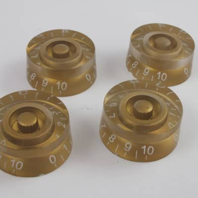 4 Gold Speed Dial Knobs for Epiphone Les Paul, SG style | Reverb UK