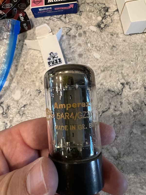 Mullard Amperex 5AR4 Rectifier Tube | Reverb