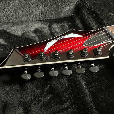 Dean Zero Select Evertune Fluence Black Cherry Burst Red | Reverb
